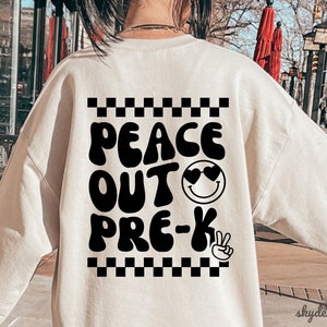 Peace Out Pre-k SVG, Pre-k Graduate SVG, Pre-k Graduation Svg, Pre-k ...