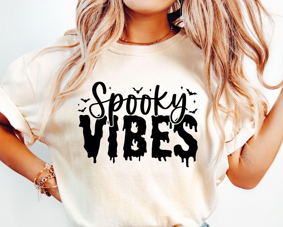 Spooky Vibes SVG, Halloween Svg, Witch Vibes Svg, Spooky Girl Svg ...