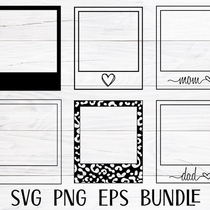 Picture Frame Svg - Etsy