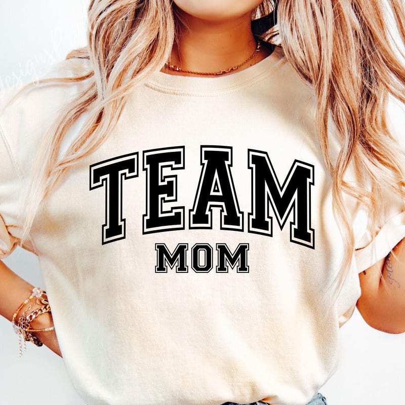 Team Mom Shirts - Etsy
