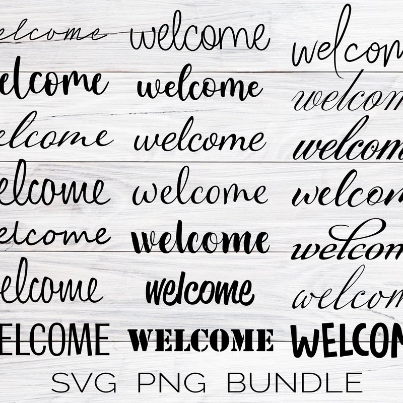 Welcome Svg - Etsy