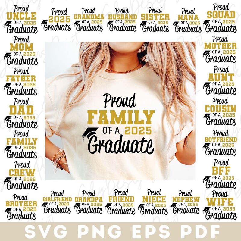 Proud 2025 Graduate Svg - Etsy