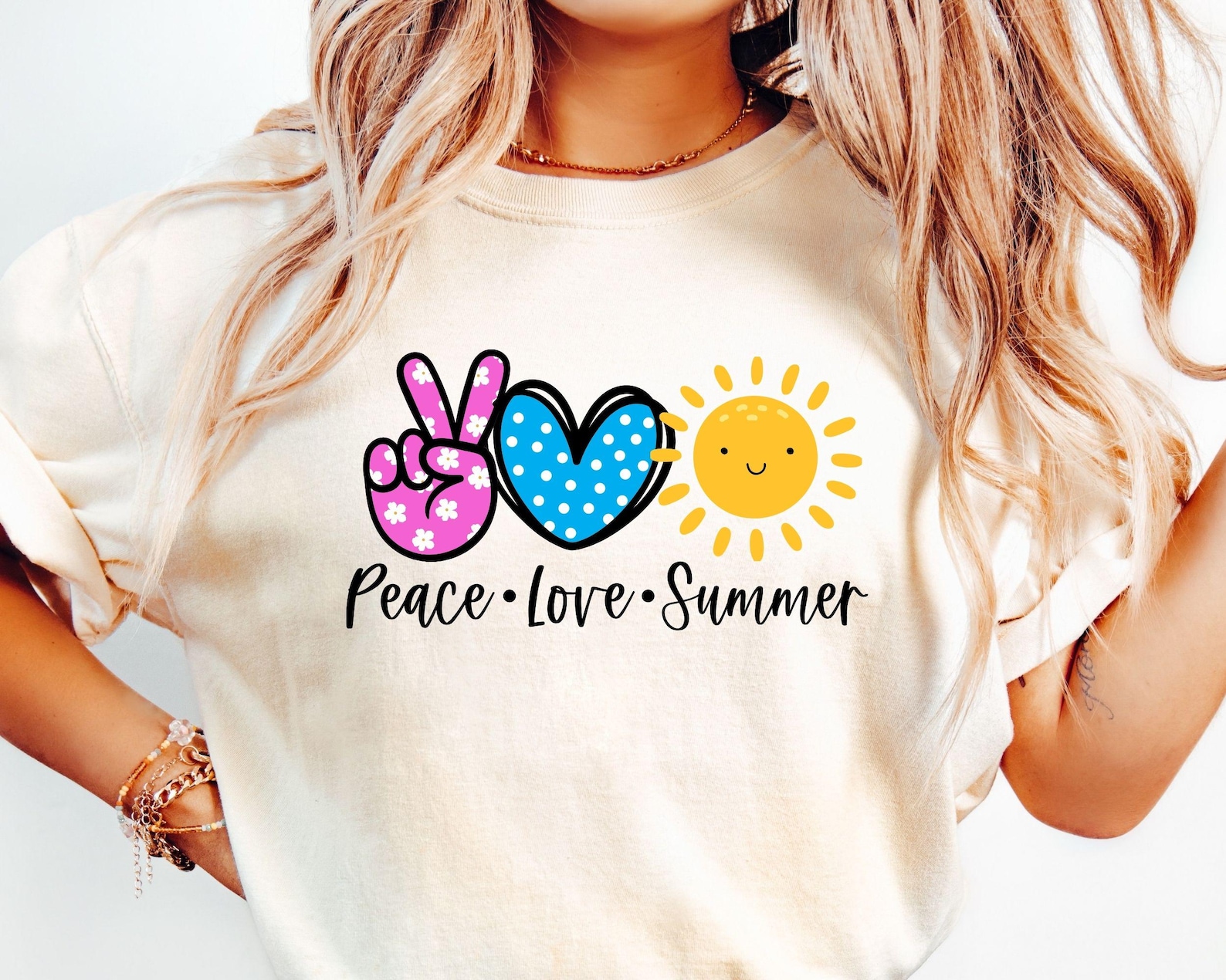 Peace Love Summer Svg, Sunshine Svg, Summer Svg, Beach Svg, Vacation ...