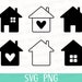 House SVG Bundle, Home SVG, House Outline SVG, House Cut Files, House ...