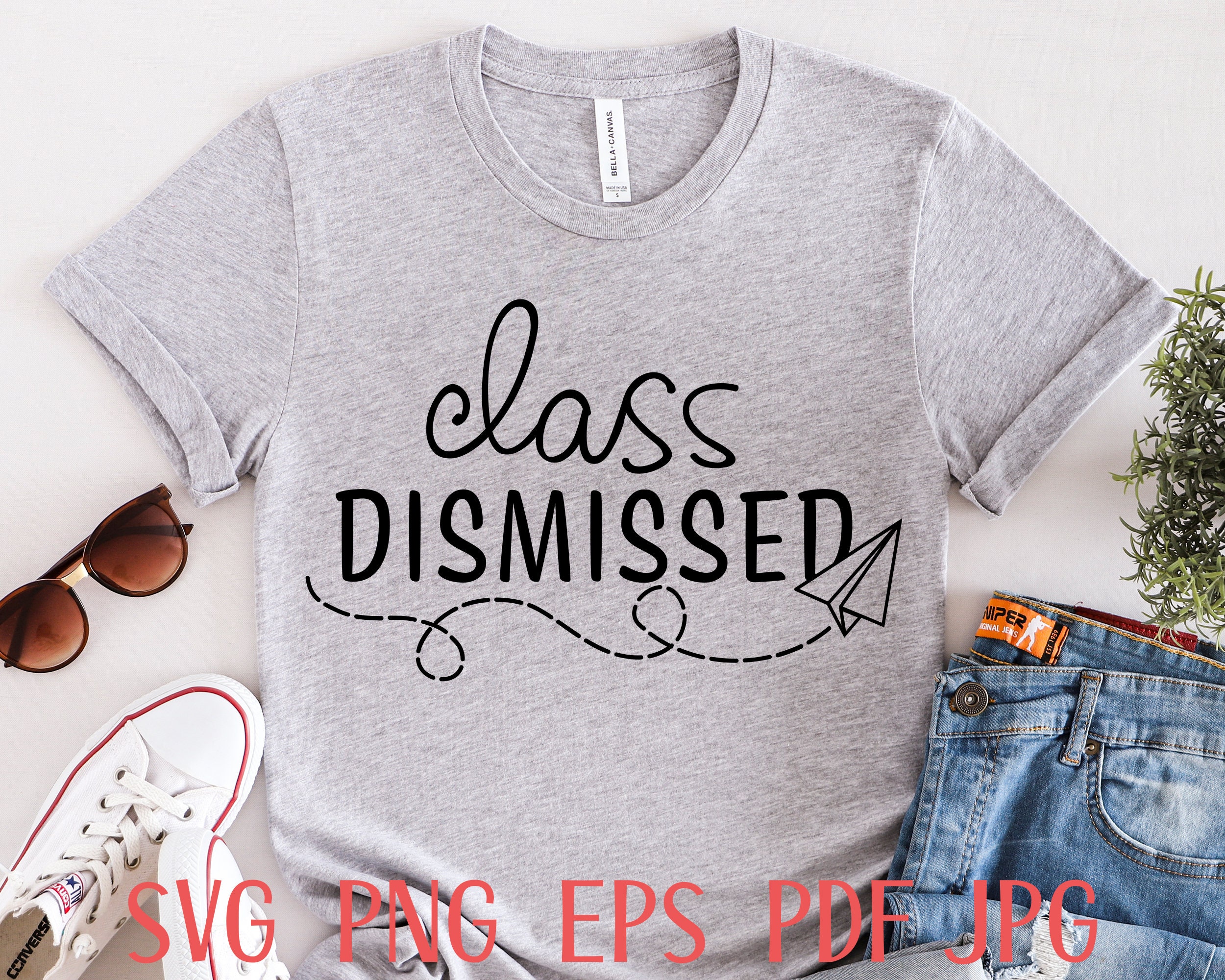 Class Dismissed SVG, Teacher End of Year (digital Download) - Etsy