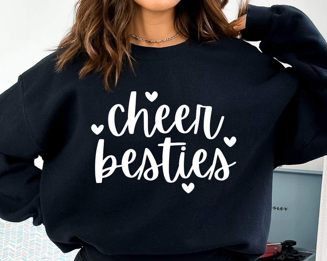 Cheer Besties SVG, Cheerleader Svg, Besties Svg, Best Friends Svg, Game ...