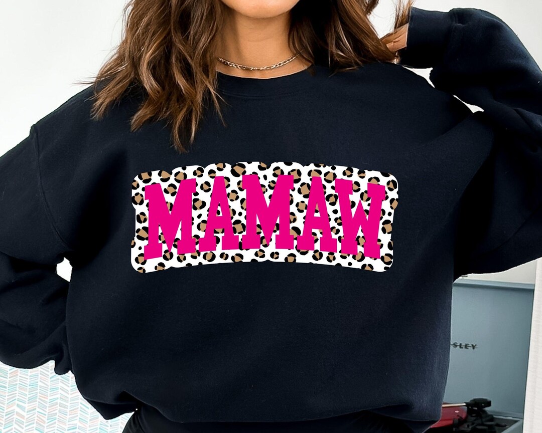 Mamaw PNG, Leopard Mamaw PNG, Mamaw Shirt Png, Mamaw Sublimation Design ...