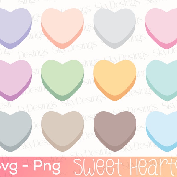 Conversation Hearts - Etsy