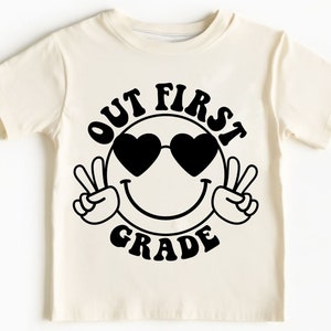 Peace Out First Grade SVG, First Grade End of School Svg, Last Day of ...