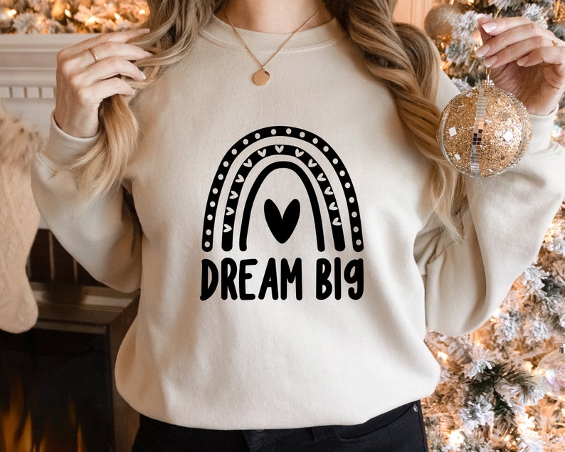 Dream Big Svg Rainbow Svg Dreamer Svg Motivational Svg - Etsy