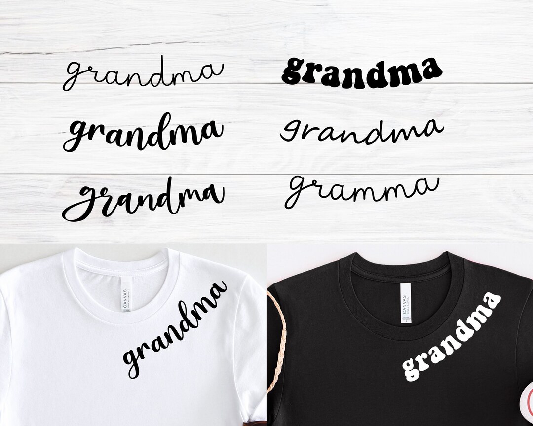 Grandma SVG PNG, Grandma Collar Svg, Grandma Shirt Collar Svg, Grandma ...