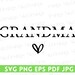 Grandma SVG, Grandma Split Name Frame Svg, Kids Names Svg, Grandma ...