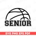 Basketball Senior SVG, Basketball Graduation Svg, Basketball Svg ...