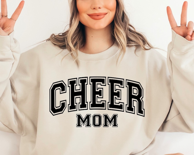 Cheer Mom SVG, Cheer Mom Jersey Font Svg, Cheer Mom Varsity Svg, Cheer ...