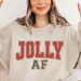 Jolly Af SVG, Christmas Svg, Merry Christmas Svg, Funny Christmas Svg ...