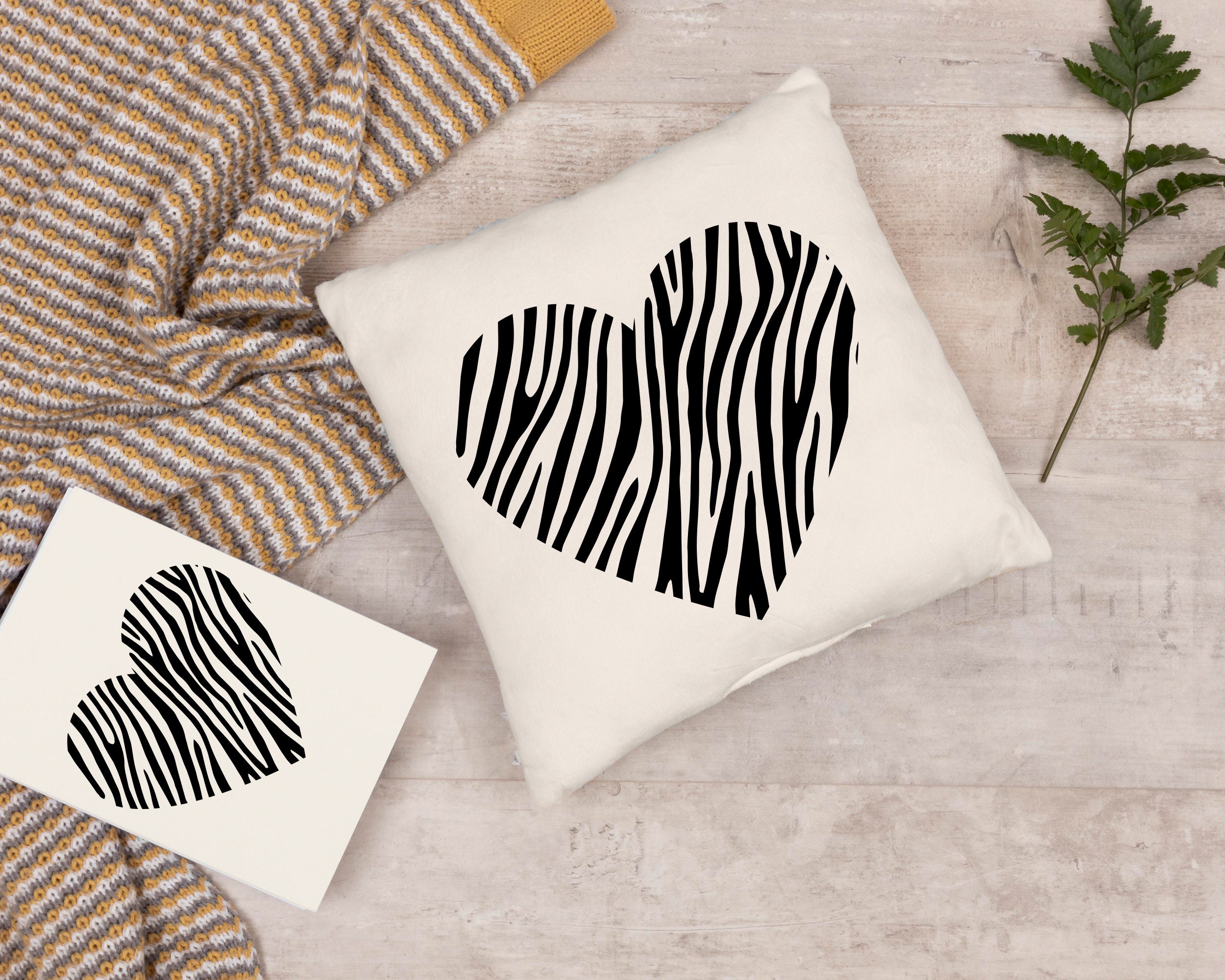Zebra Print Heart SVG, Valentine Clipart (digital Download) - Etsy