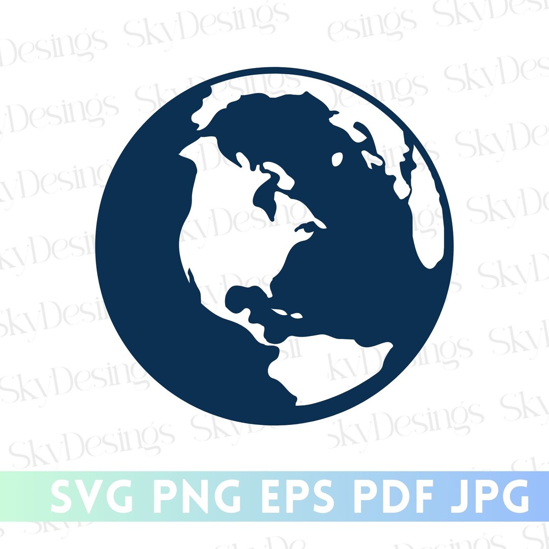 Earth SVG, Planet Earth SVG Cut File for Cricut, World Svg, Planet Svg ...