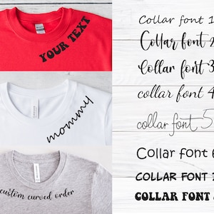 Custom Curved Collar Order Svg Png Files, Custom Curved Text Svg Png ...