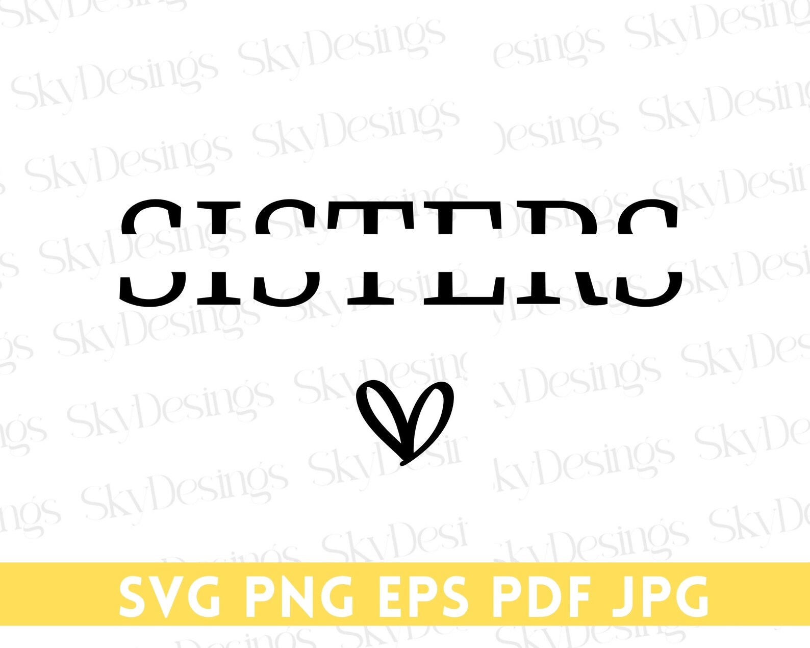 Sister SVG, Sister Split Name Frame Svg, Sisters Svg, Sibling Svg ...