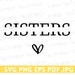 Sister SVG, Sister Split Name Frame Svg, Sisters Svg, Sibling Svg ...