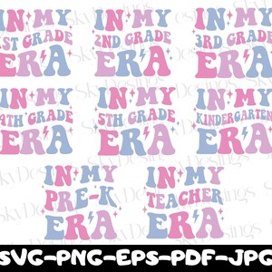 In My Teacher Era SVG Bundle, Teacher Era Svg, Back to School Svg ...