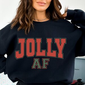 Jolly Af SVG, Christmas Svg, Merry Christmas Svg, Funny Christmas Svg ...