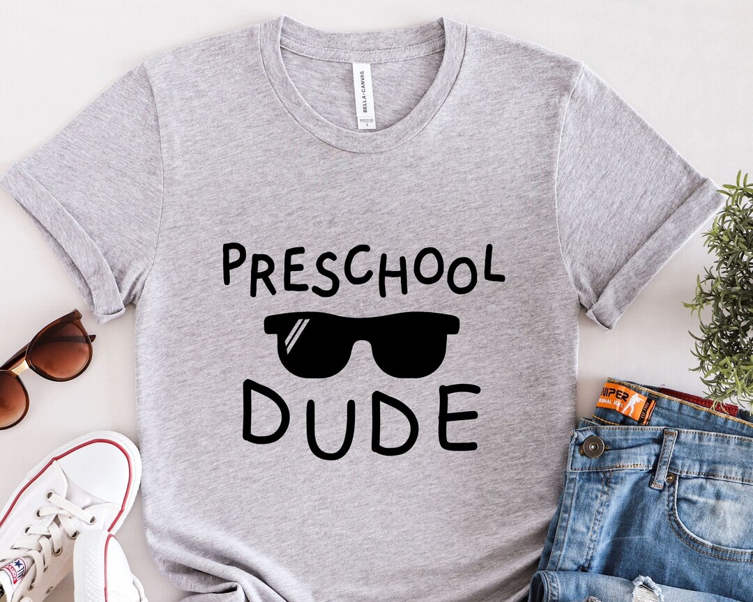 Preschool Dude Svg, Preschool Svg, Back to School Svg, Preschool Boy ...