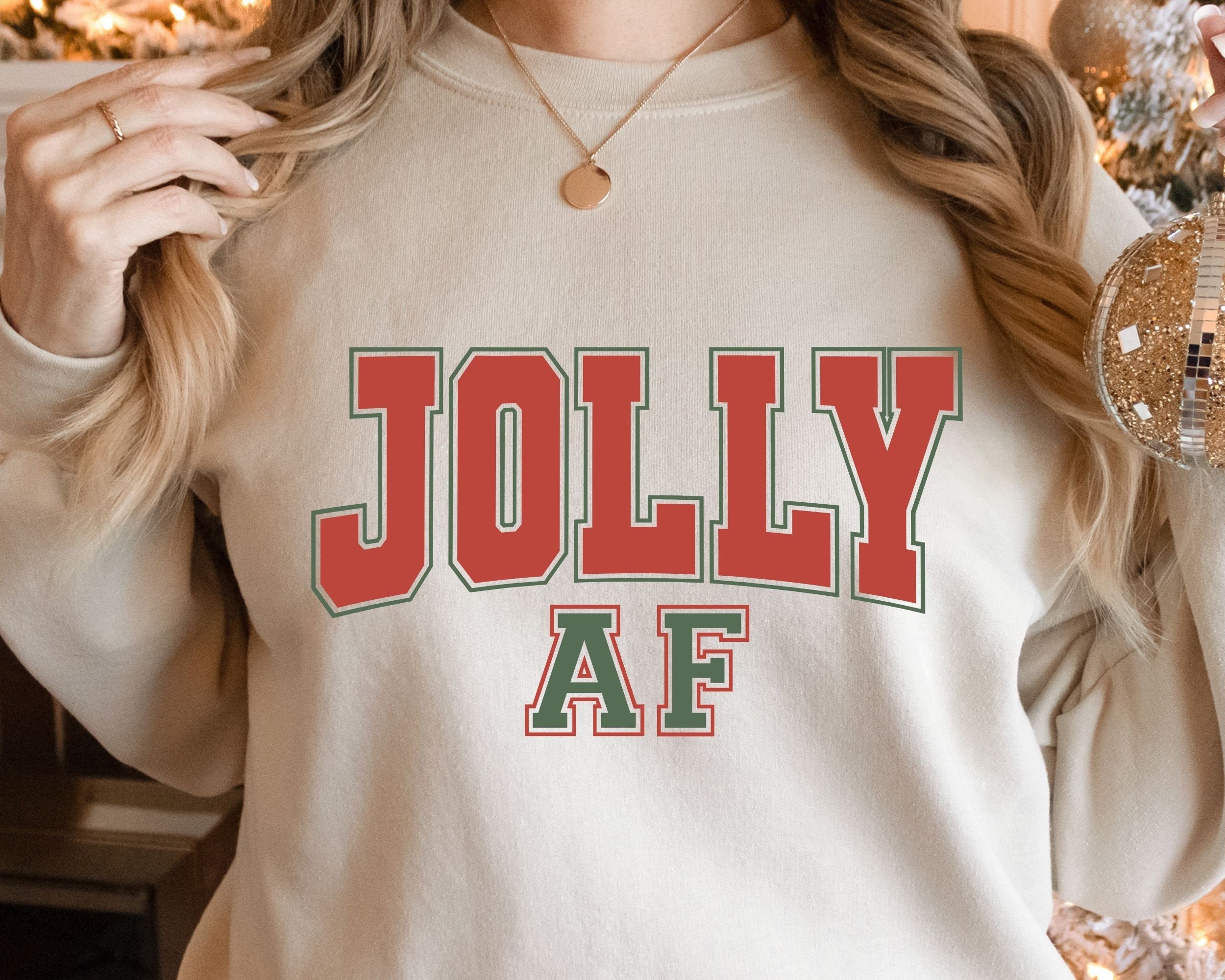 Jolly Af SVG, Christmas Svg, Merry Christmas Svg, Funny Christmas Svg ...