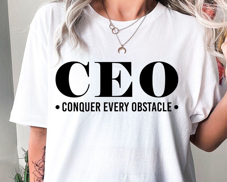 CEO SVG Boss SVG Conquer Every Obstacle Svg Entreprenuer - Etsy