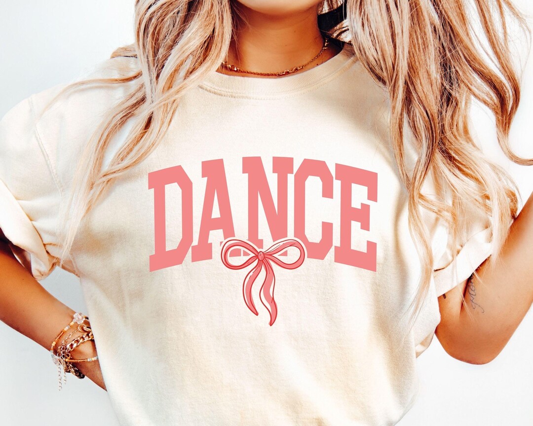 Dance SVG PNG, Coquette Bow, Dance Coquette Png, Dance Shirt Svg, Dance ...