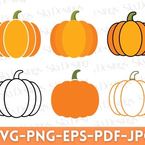 Pumpkin SVG, Pumpkin Bundle Svg ,fall Pumpkin Svg, Halloween Svg ...