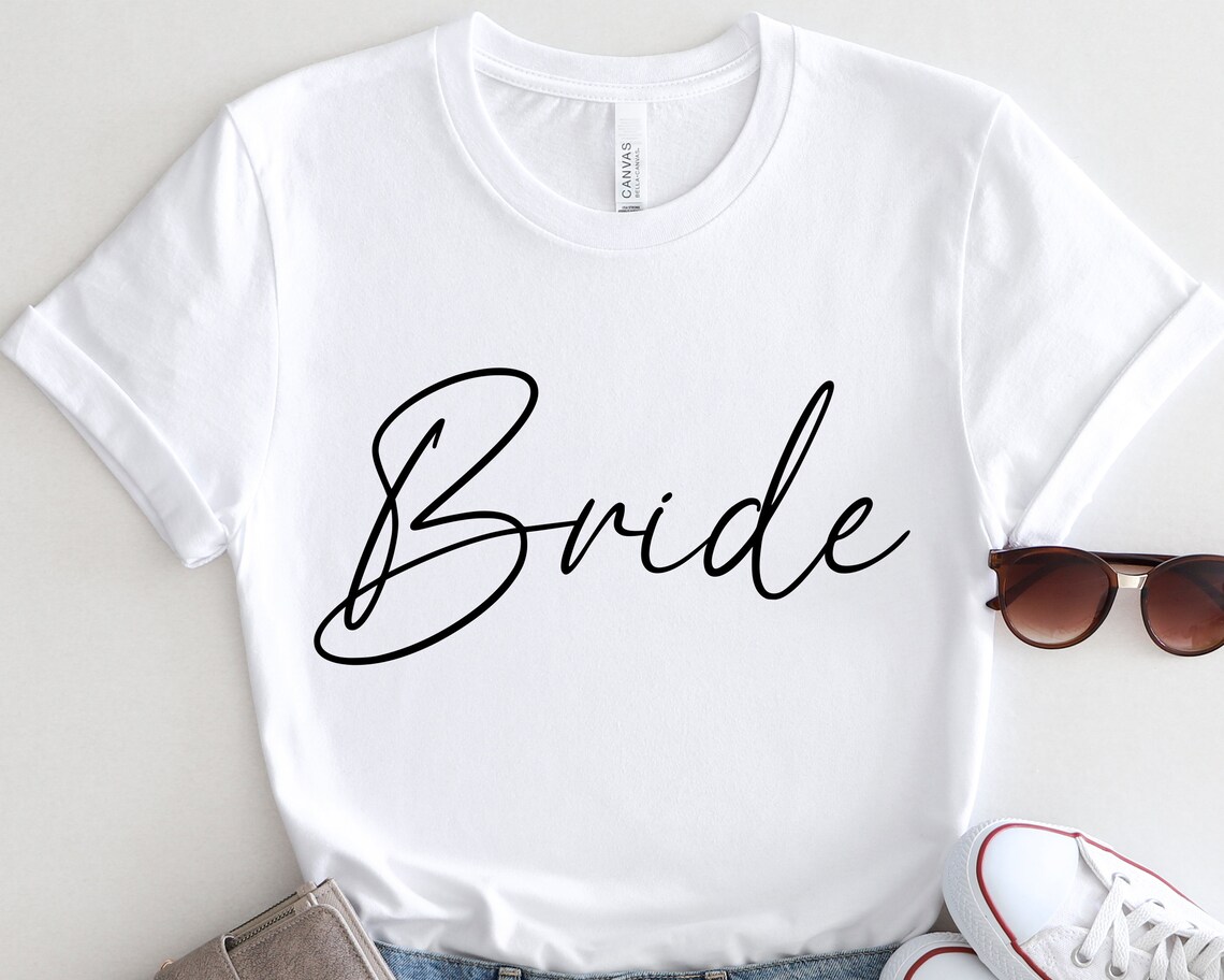Bride SVG Cut File, Wedding Party Design (digital Download) - Etsy