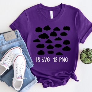 Cloud Svg Bundle, Clouds Svg, Clouds Clipart, Sky Svg, Cloud Svg Files ...