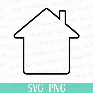 House SVG Bundle, Home SVG, House Outline SVG, House Cut Files, House ...