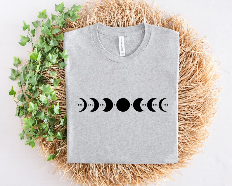 Moon Phase Svg Files, Moon Svg, Crescent Moon Svg, Moon Phases Svg ...