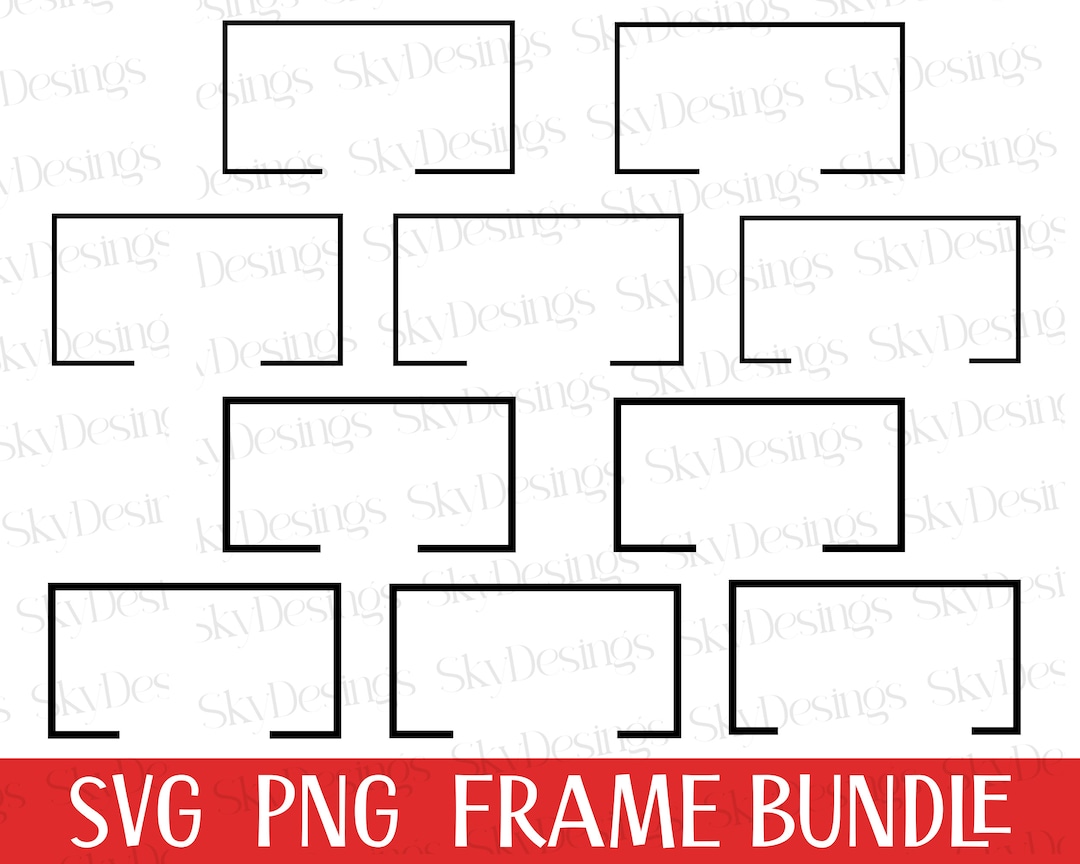 Rectangle Frame Svg Bundle Frame Svg Border Svg Rectangle Border Svg Rectangle Logo Frame