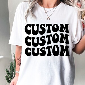 Custom Wavy Text SVG, PNG, Custom Wavy Stacked Svg, Custom Name Svg ...