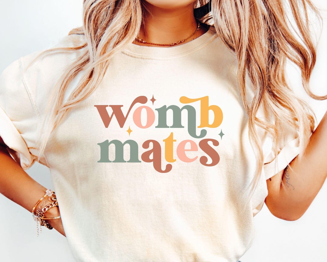 Womb Mates Twins SVG: Baby Shower Sibling Design (digital Download) - Etsy