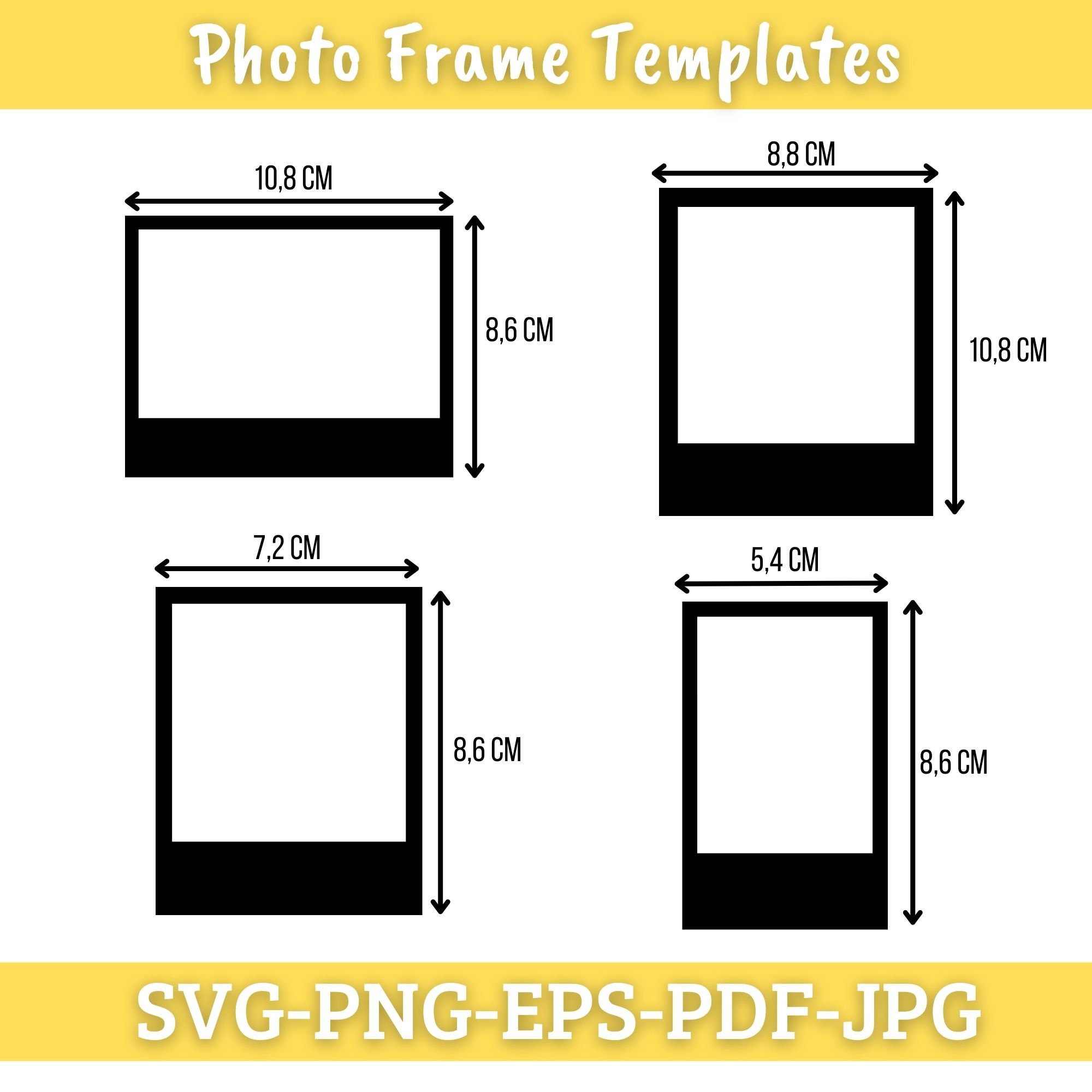 Polaroid Frame Template Png