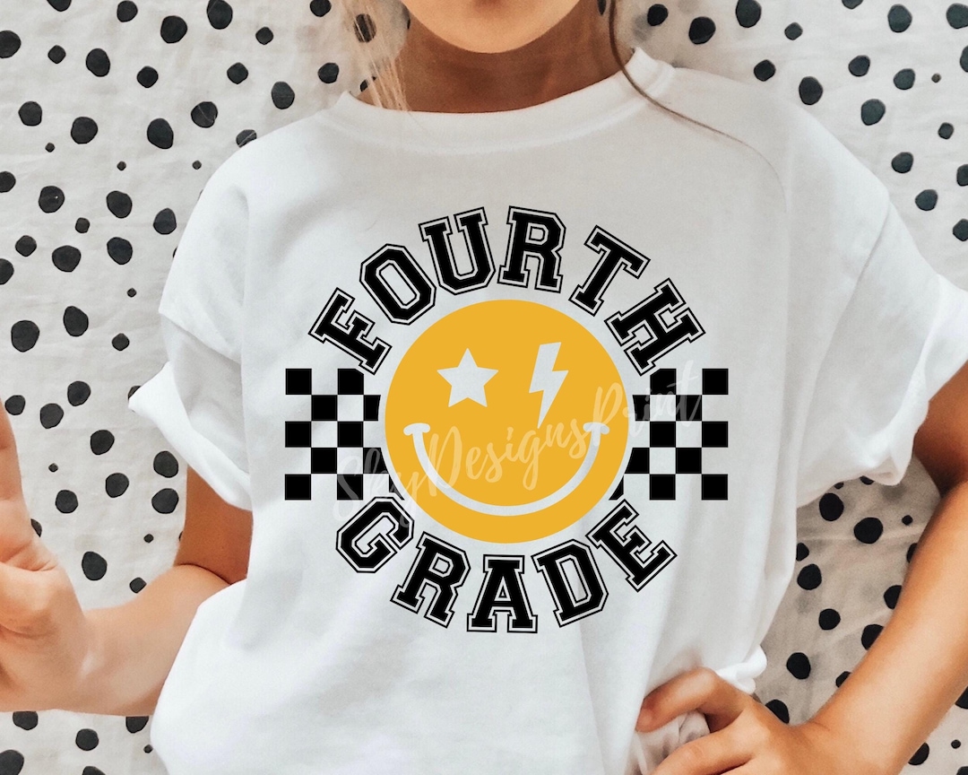 Fourth Grade SVG, Back to School Svg, 4th Grade PNG, Teacher Svg, Hello ...