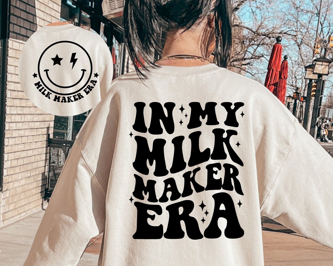 Milk Maker Era SVG: New Mom Breastfeeding Design (digital Download) - Etsy