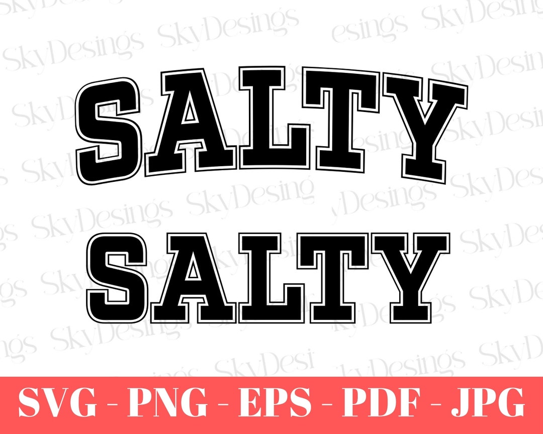 Salty SVG, Trendy Summer SVG, Salty Summer Svg, Vacation Quote Svg ...