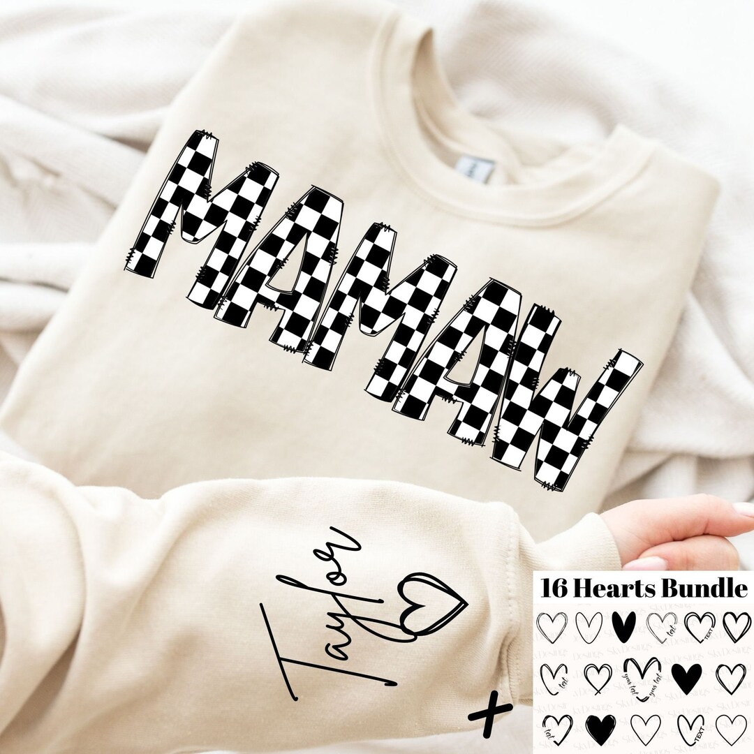 Checkered Mamaw PNG, Mamaw Png, Mamaw Shirt Png, Kids Names, Mamaw ...
