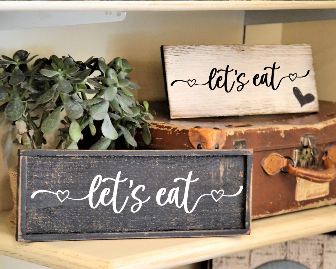 Let's Eat SVG, Eat Svg, Kitchen Svg, Dining Room Svg, Kitchen Quotes ...