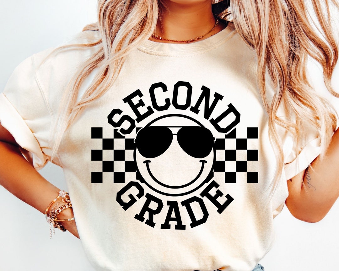 Second Grade SVG, Back to School Svg, 2nd Grade PNG, Teacher Svg, Hello ...