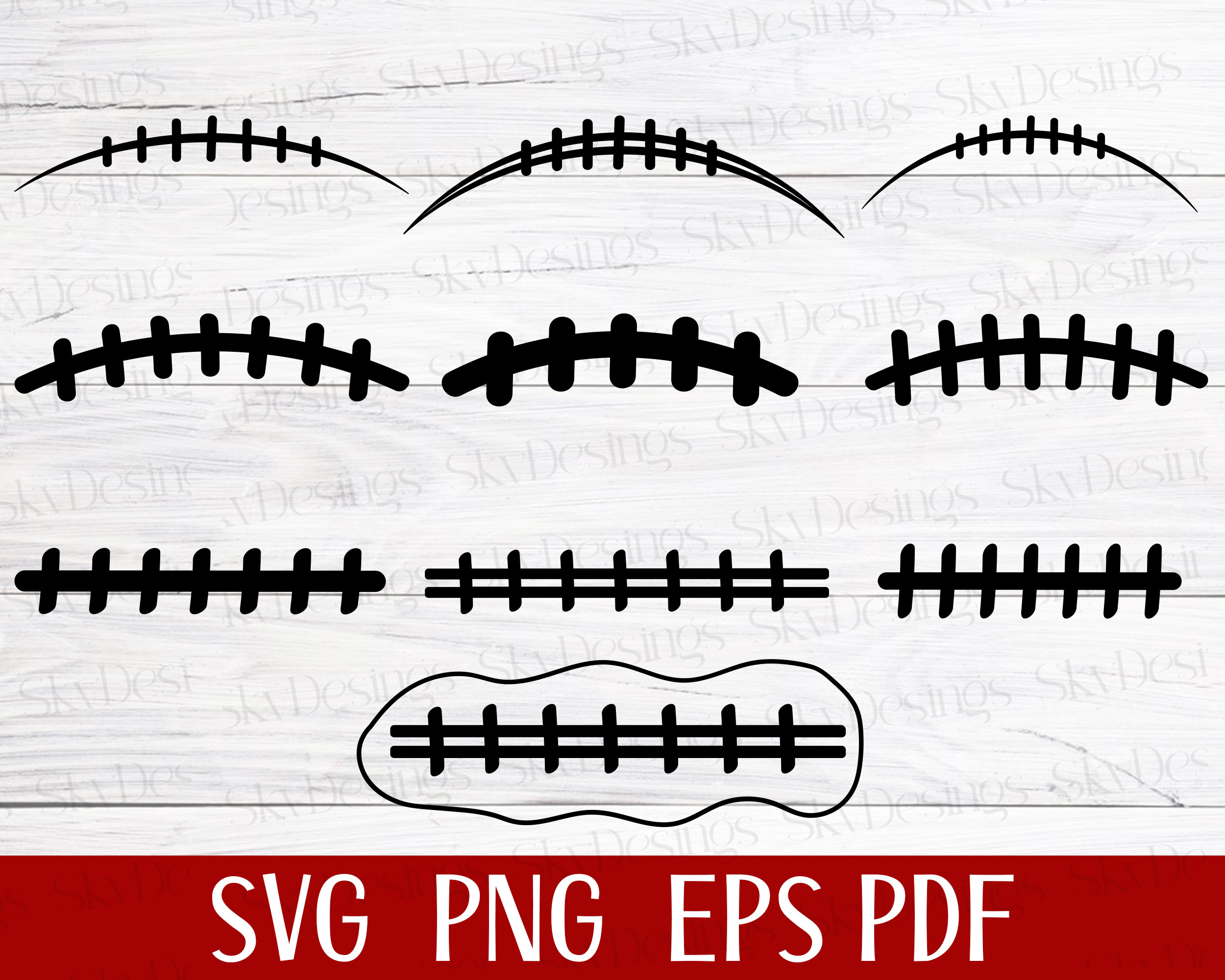 Football Laces Clipart Black And White