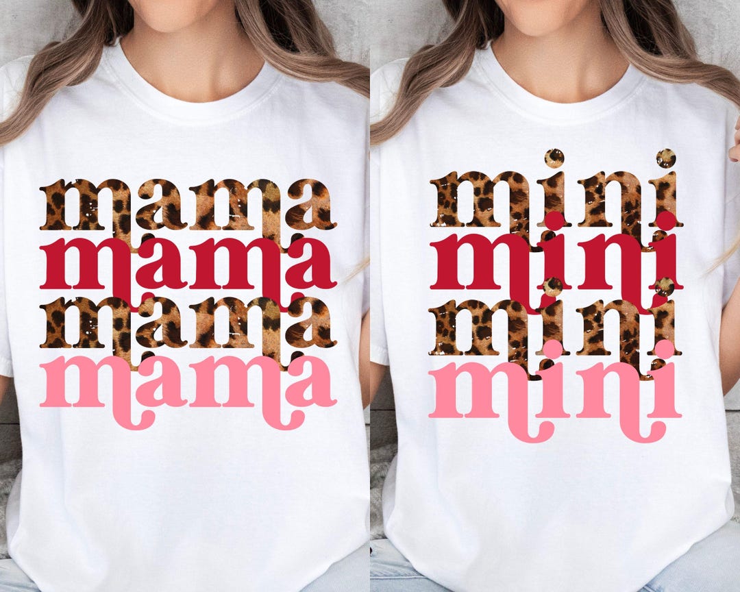 Mama and Mini PNG, Mama and Me Png, Mother's Day Png, Mama Mini Png ...