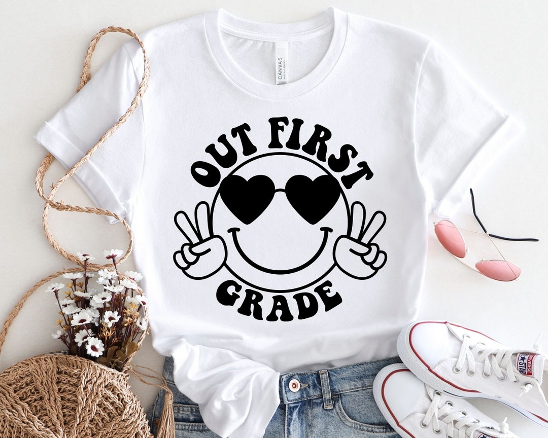 Peace Out First Grade SVG, First Grade End of School Svg, Last Day of ...