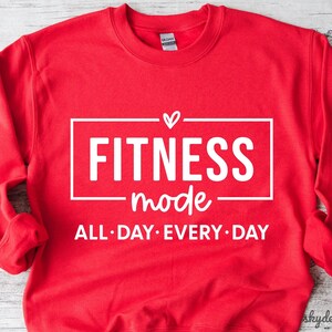 Fitness Mode SVG PNG, Fitness Svg, Workout Svg, Gym Shirt Svg, Exercise ...