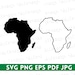 Africa SVG, Africa Map SVG, Africa Shape Svg, Africa Outline Svg ...